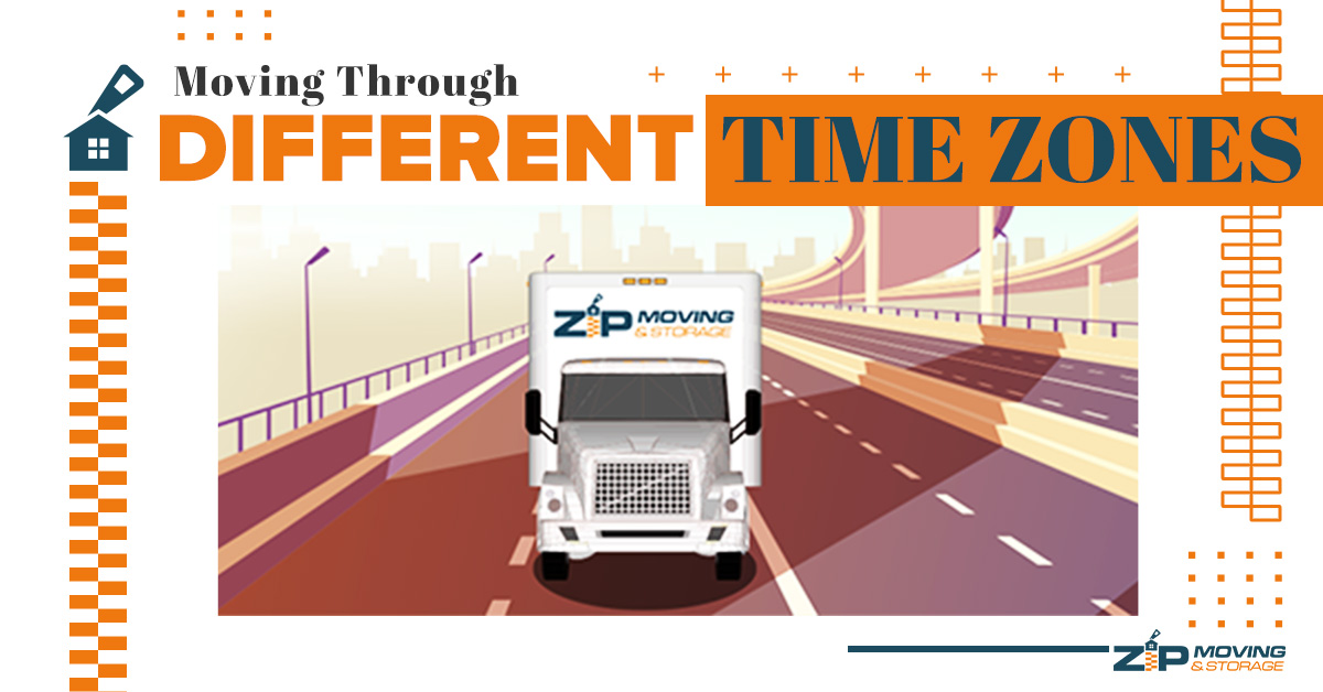 Moving Through Different Time Zones | Zip Moving and Storage