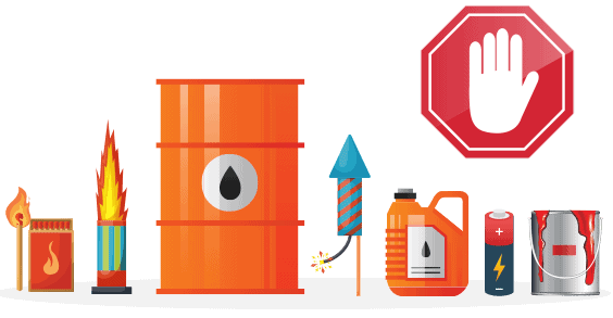 What Items are Prohibited in the Moving Truck? | Zip Moving and Storage