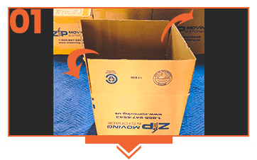 Cardboard box folding