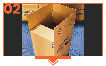 Cardboard box folding