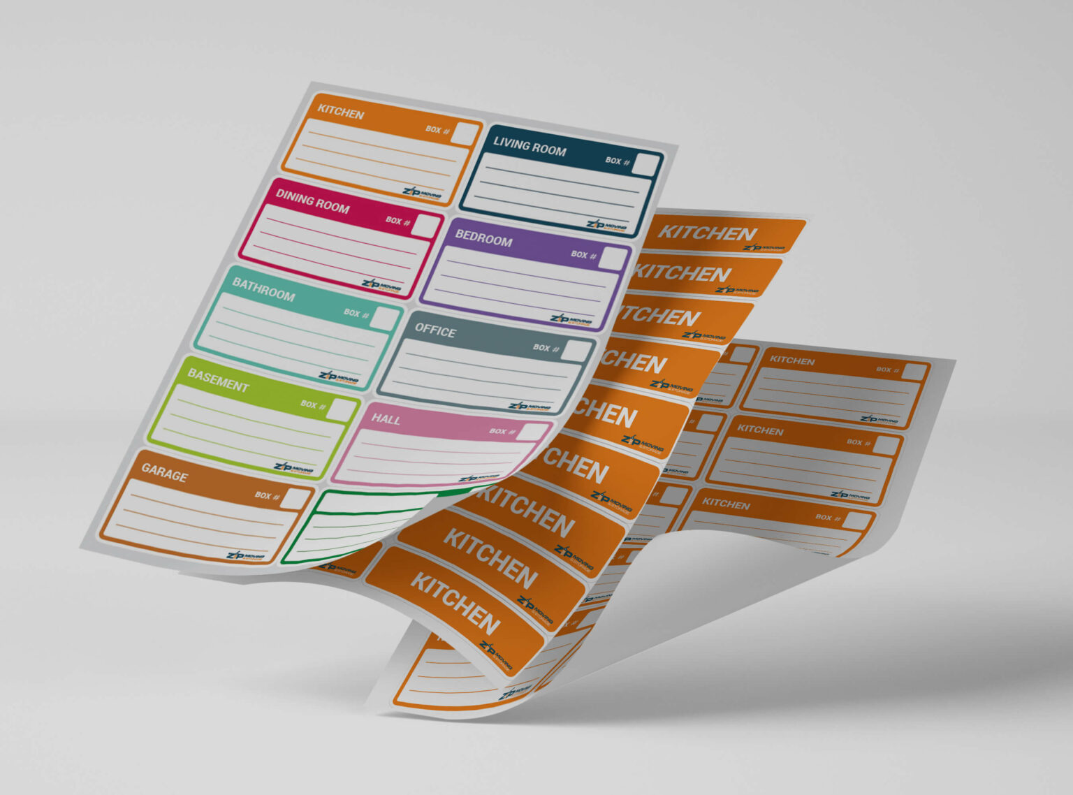 DIY free Printable Moving Labels | Zip Moving & Storage