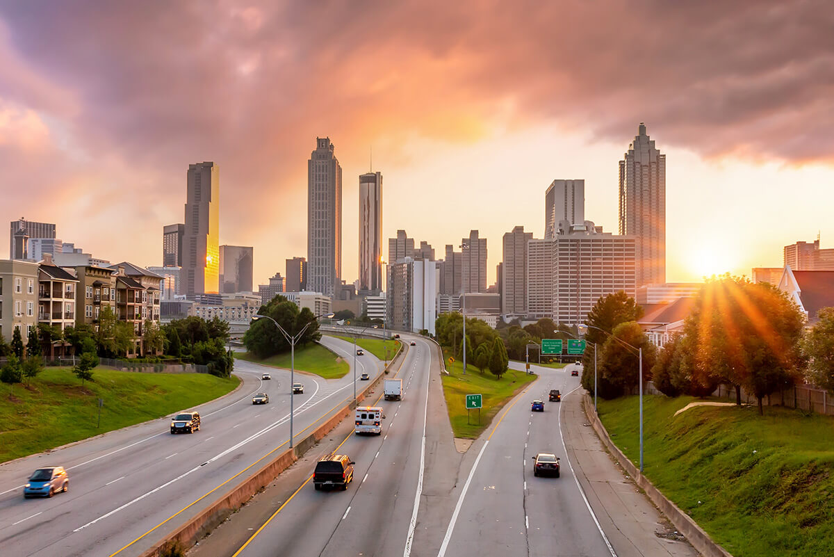 In Atlanta, most crime rates are higher than the national average . One ...