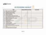 Download Office Moving Checklist Page 01