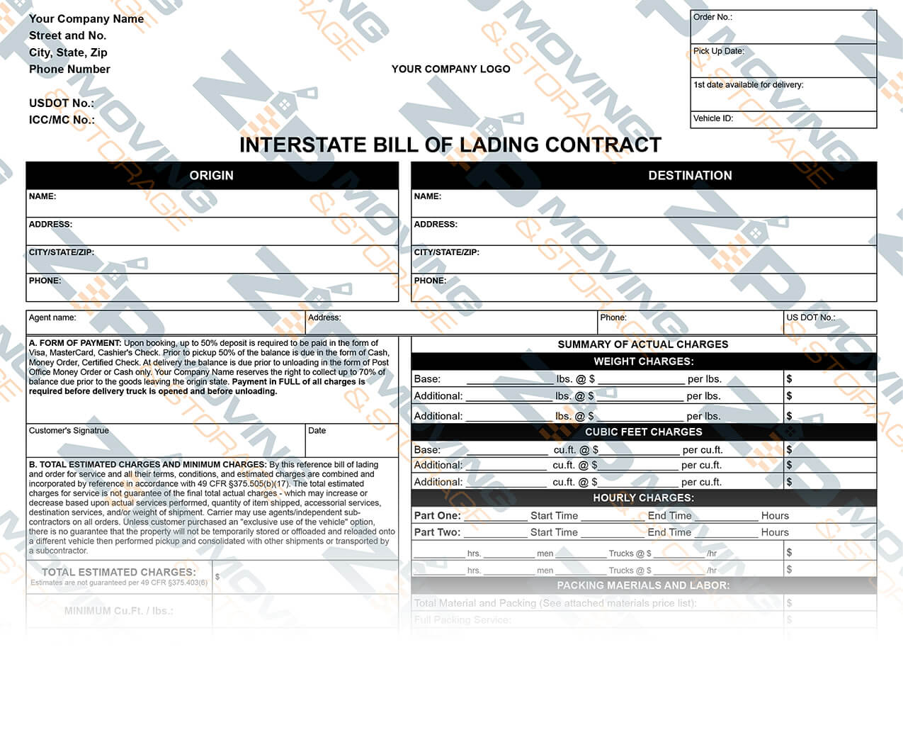 Essential Moving Paperwork and Contracts | Zip Moving and Storage